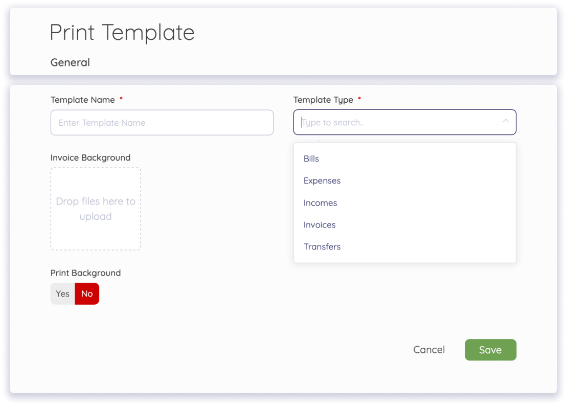 Print ready Invoice Template App Akaunting