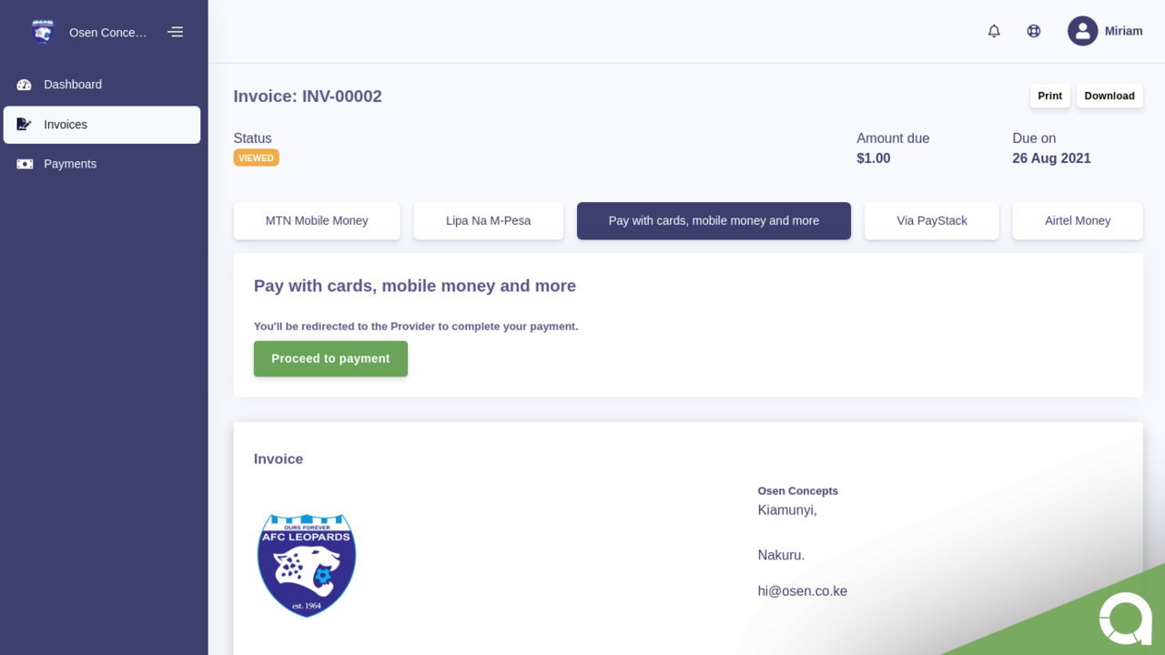 Flutterwave - Payment Method - App Store - Akaunting